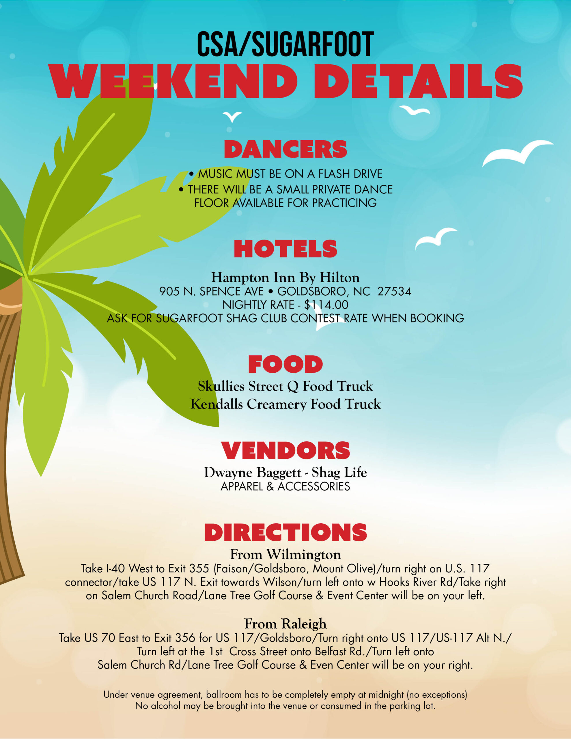 CSA Sugarfoot Shag Club Contest